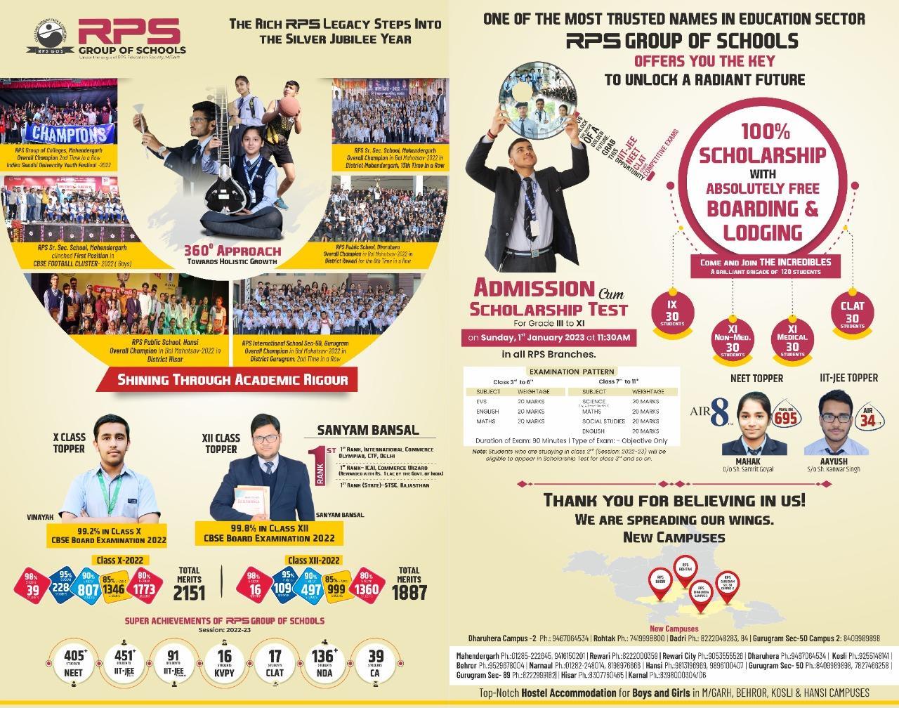 Best School in rewari | RPS International School,Rewari